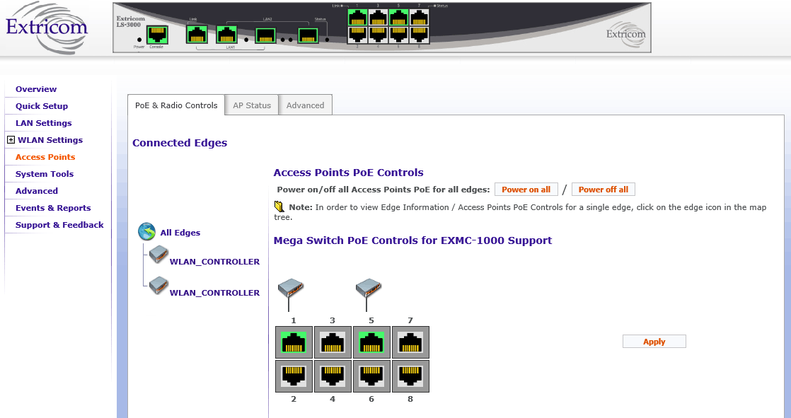エクストリコム無線LANシリーズ ユーザーガイド: 設定例/LS-3000の設定/接続