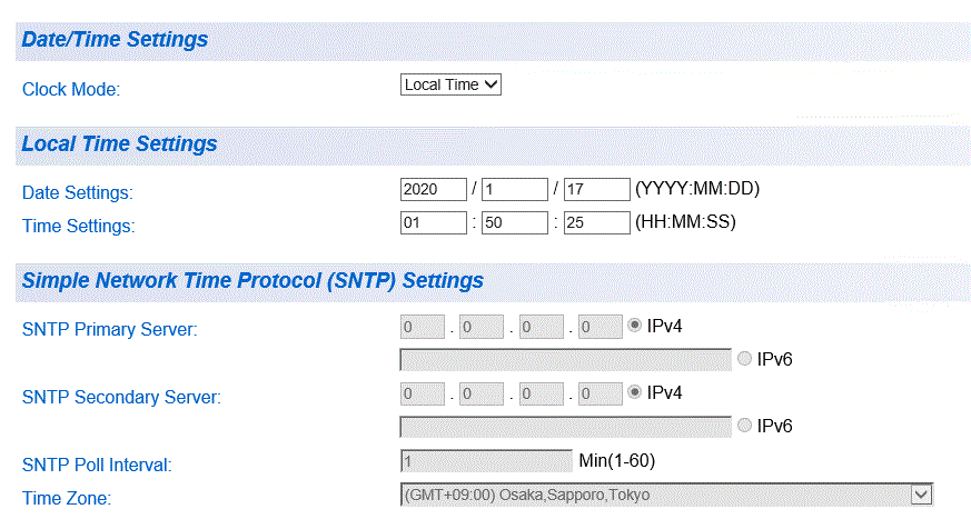 CentreCOM GS950 V2シリーズ リファレンスマニュアル: System（システム設定） / System Time（システム時間）