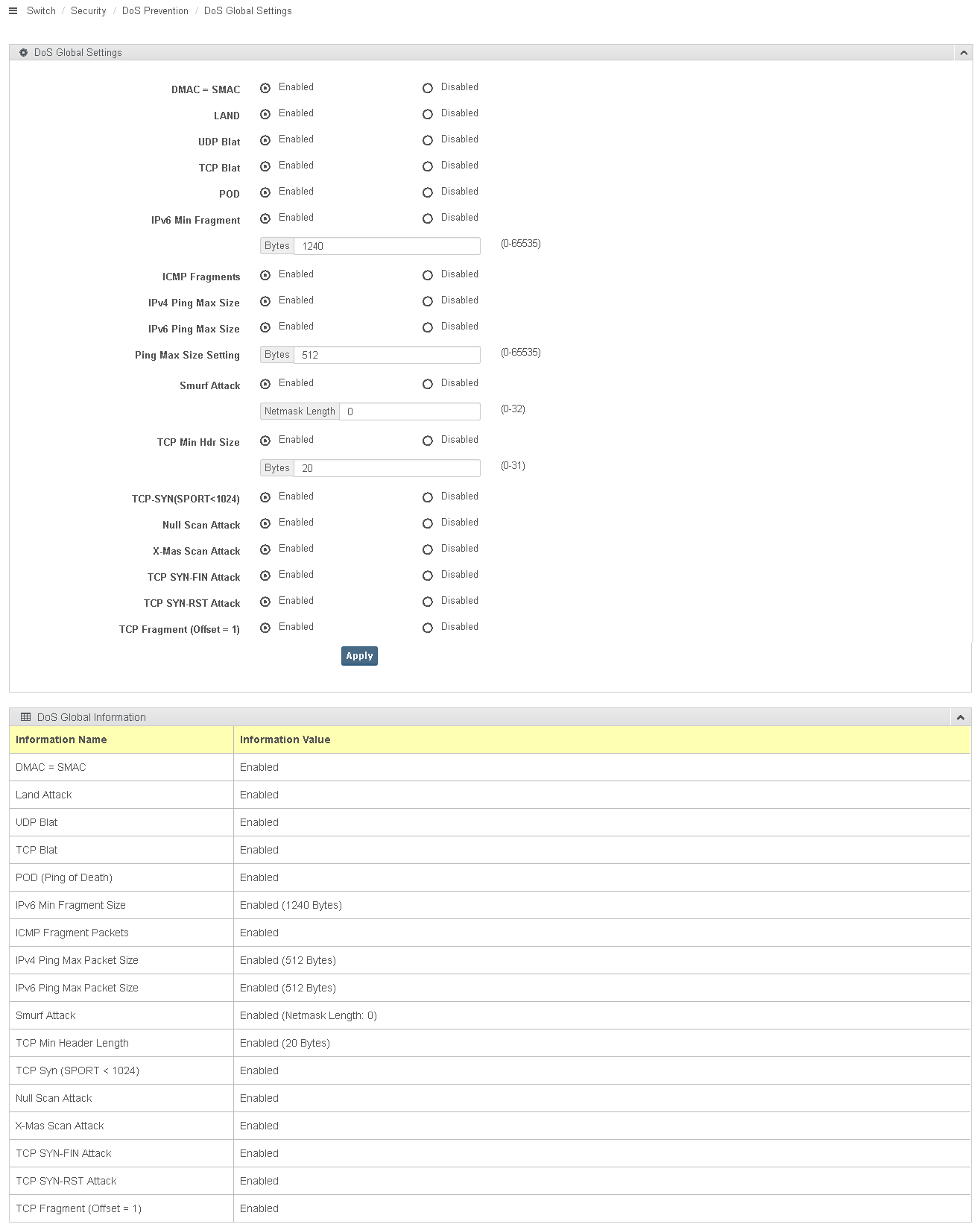 CentreCOM IS230シリーズ リファレンスマニュアル（Web GUI編）: リファレンス編 / Security