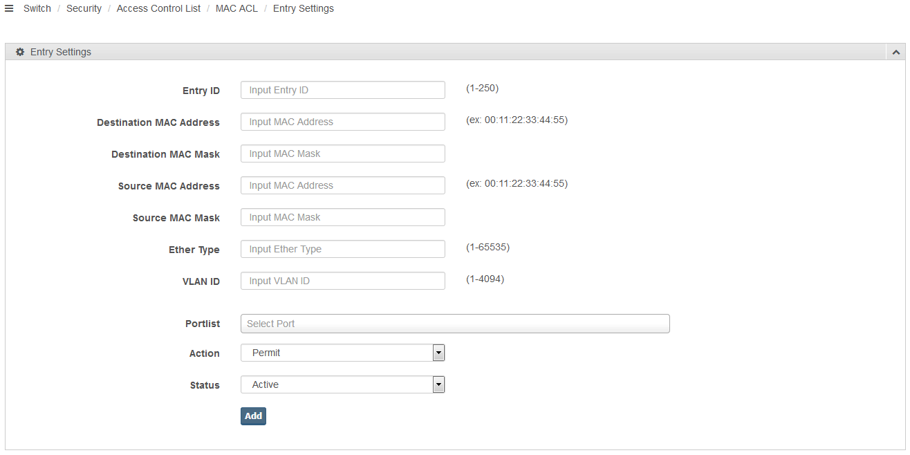 CentreCOM IS230シリーズ リファレンスマニュアル（Web GUI編）: リファレンス編 / Security