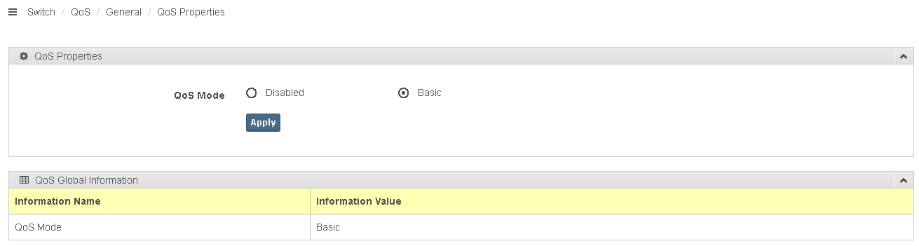 CentreCOM IS230シリーズ リファレンスマニュアル（Web GUI編）: リファレンス編 / QoS
