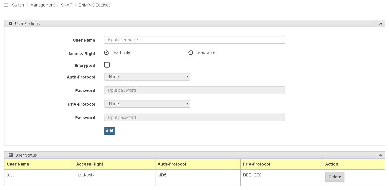 CentreCOM IS230シリーズ リファレンスマニュアル（Web GUI編）: リファレンス編 / Management