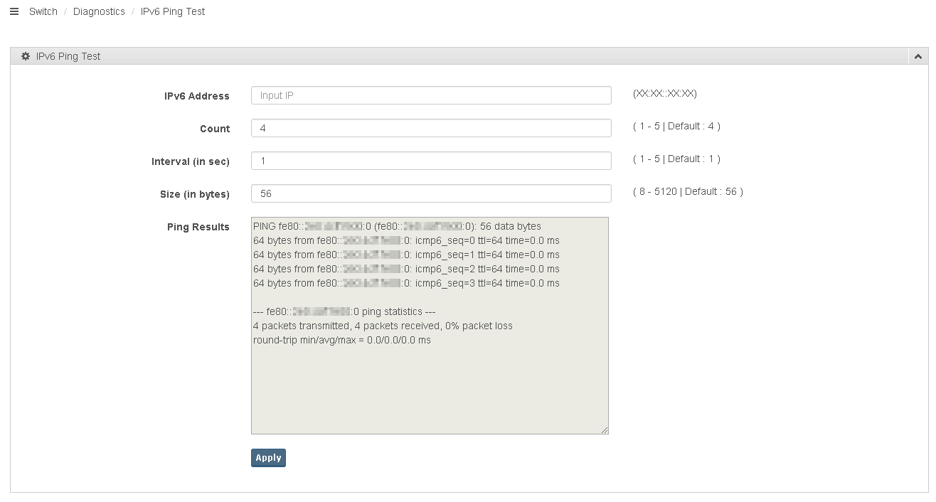 CentreCOM IS230シリーズ リファレンスマニュアル（Web GUI編）: リファレンス編 / Diagnostics