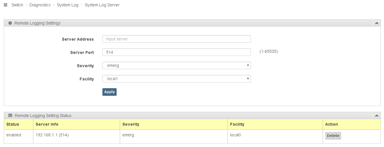 CentreCOM IS230シリーズ リファレンスマニュアル（Web GUI編）: リファレンス編 / Diagnostics