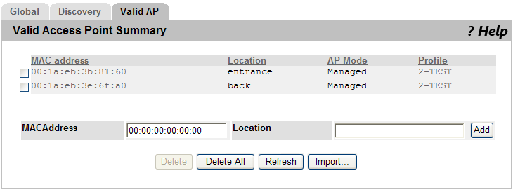 AT-UWC リファレンスマニュアル: WLAN > Basic Setup
